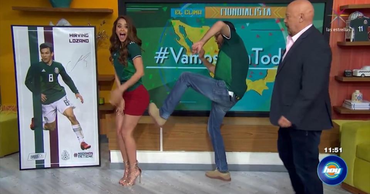 Самая сексуальная телеведущая подставила попу на удачу сборной на ЧМ-2018 - Спорт bigmir)net